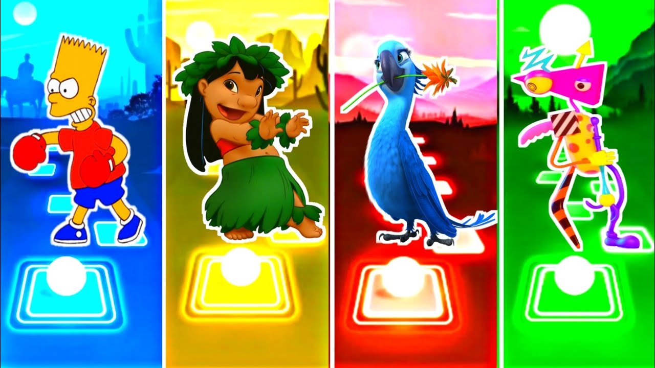 The Simpsons 🆚 Lilo Stitch 🆚 Rio 2 🆚 Zooble 🎶 Who is best? - YouTube