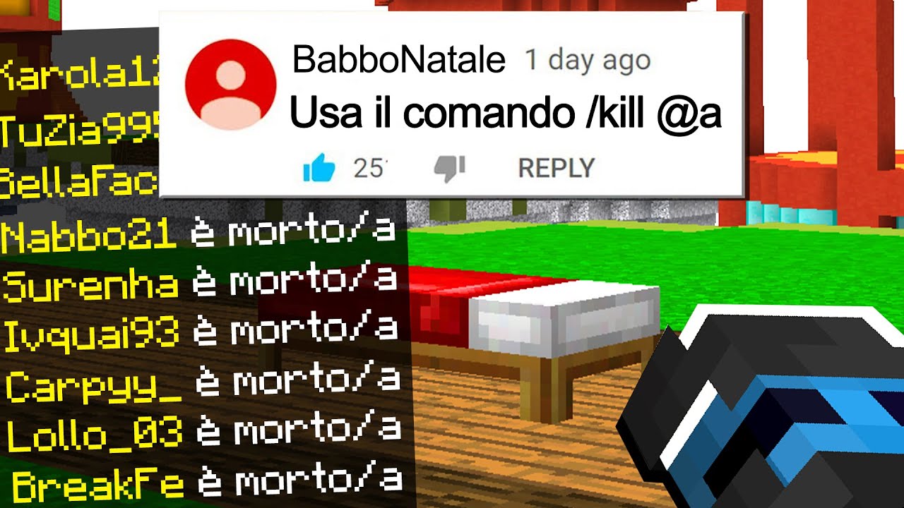 USO I COMANDO NELLE BEDWARS IN CREATIVA - MINECRAFT ITA - YouTube