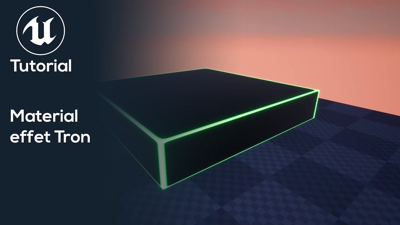 [Tutorial] Material effet Tron (Unreal Engine 4) - YouTube