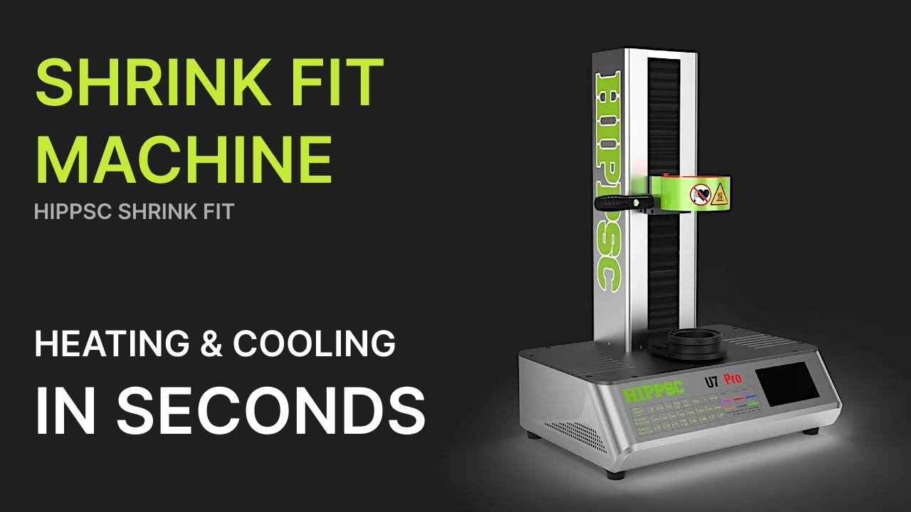 U7 Pro Shrink Fit Machine Demo | HIPPSC Shrink Fit - YouTube