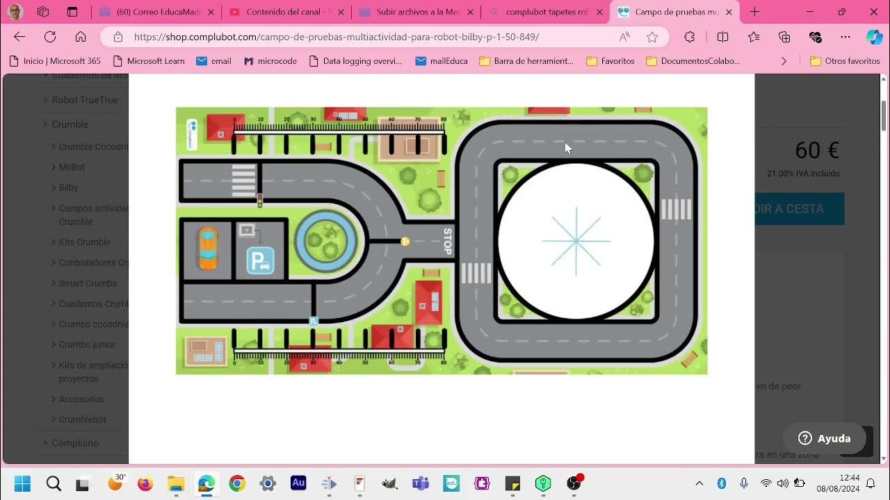 Programa tu robot MiiBot con Crumble para modificar parámetros y recorrer distancias. - YouTube