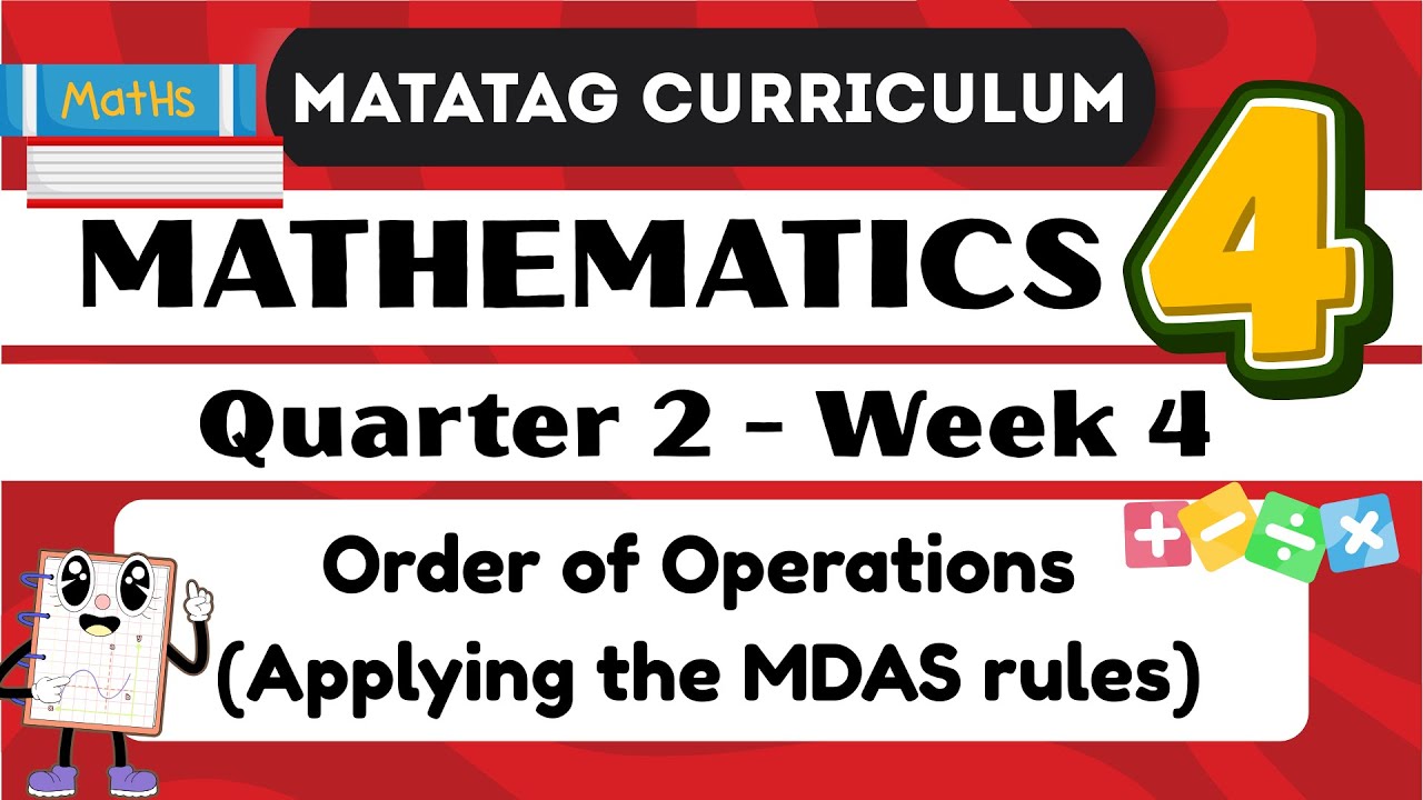 Mathematics 4 Quarter 2 Week 4 MATATAG Curriculum - YouTube