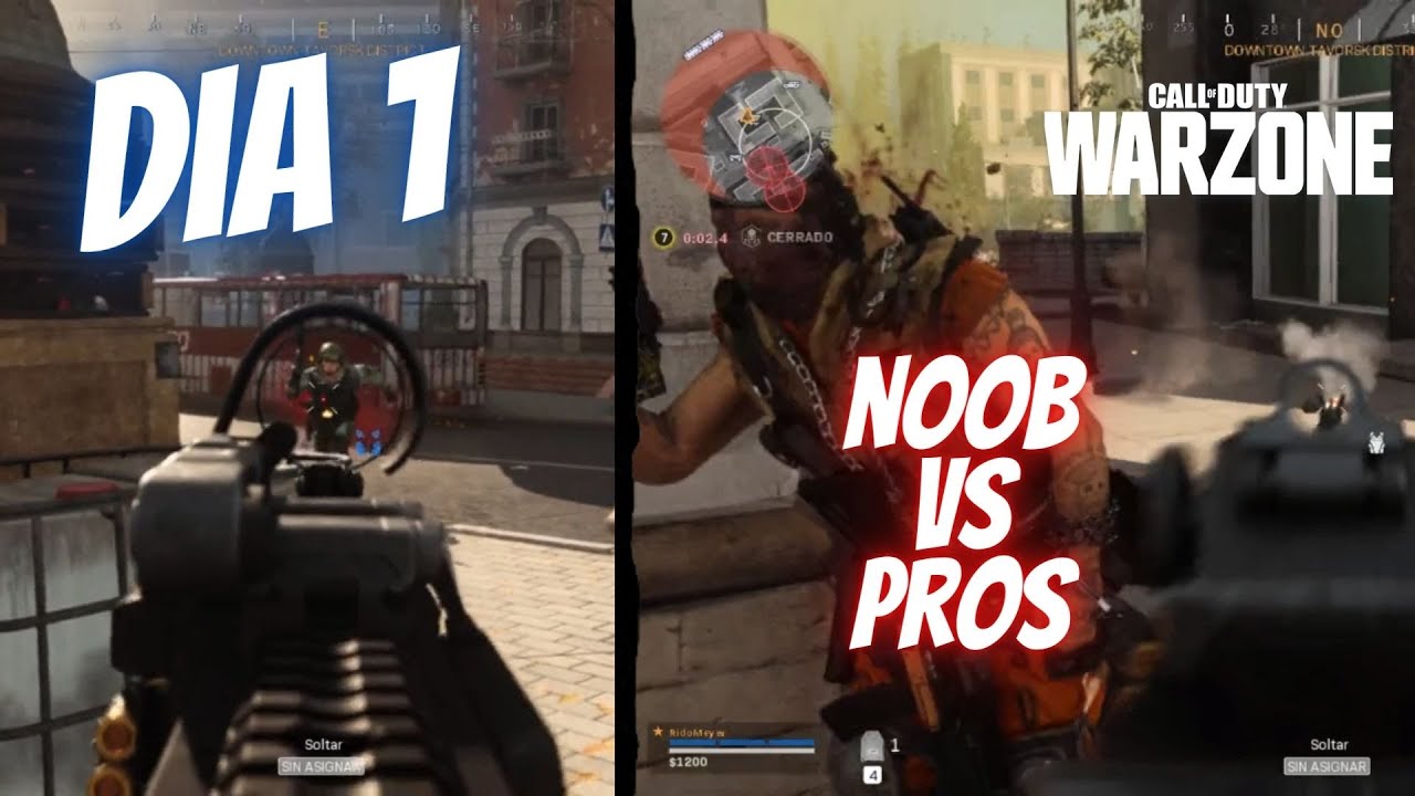 MI PRIMER DIA EN COD WARZONE | UN NOOB VS PROS - YouTube