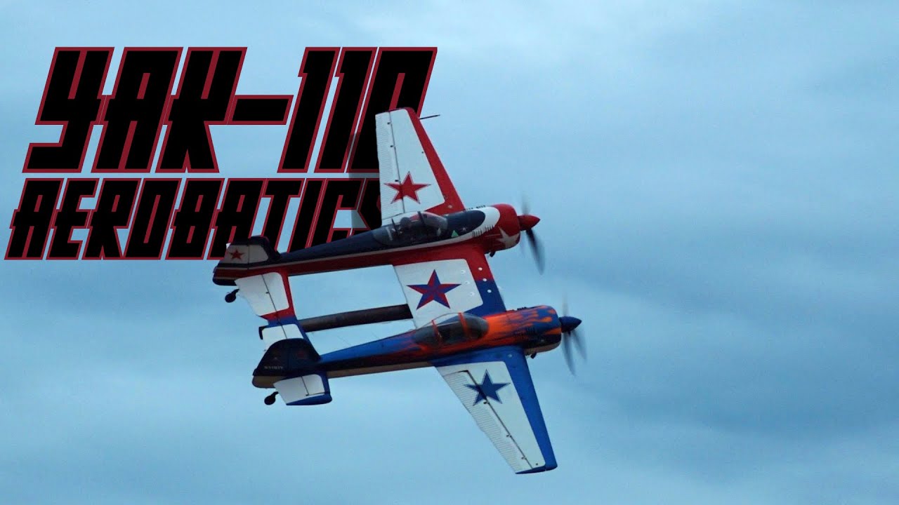 YAK-110 Aerobatic Performance - Abbotsford Airshow SkyDrive 2021 (3D ...