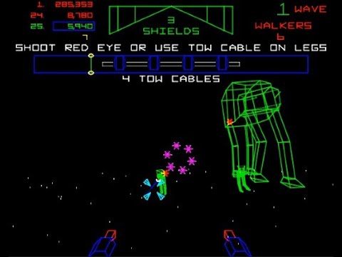 The Empire Strikes Back - Arcade (1985) - YouTube