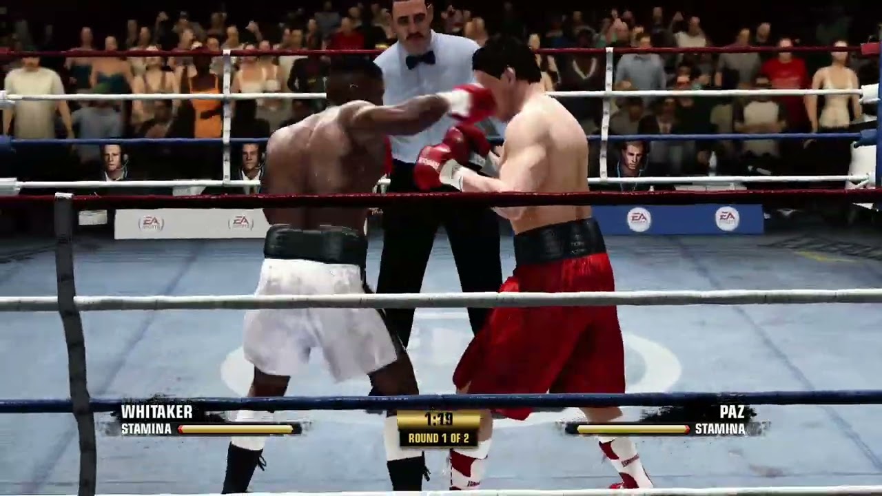 2 rounds boxing : Whitaker vs paz - YouTube