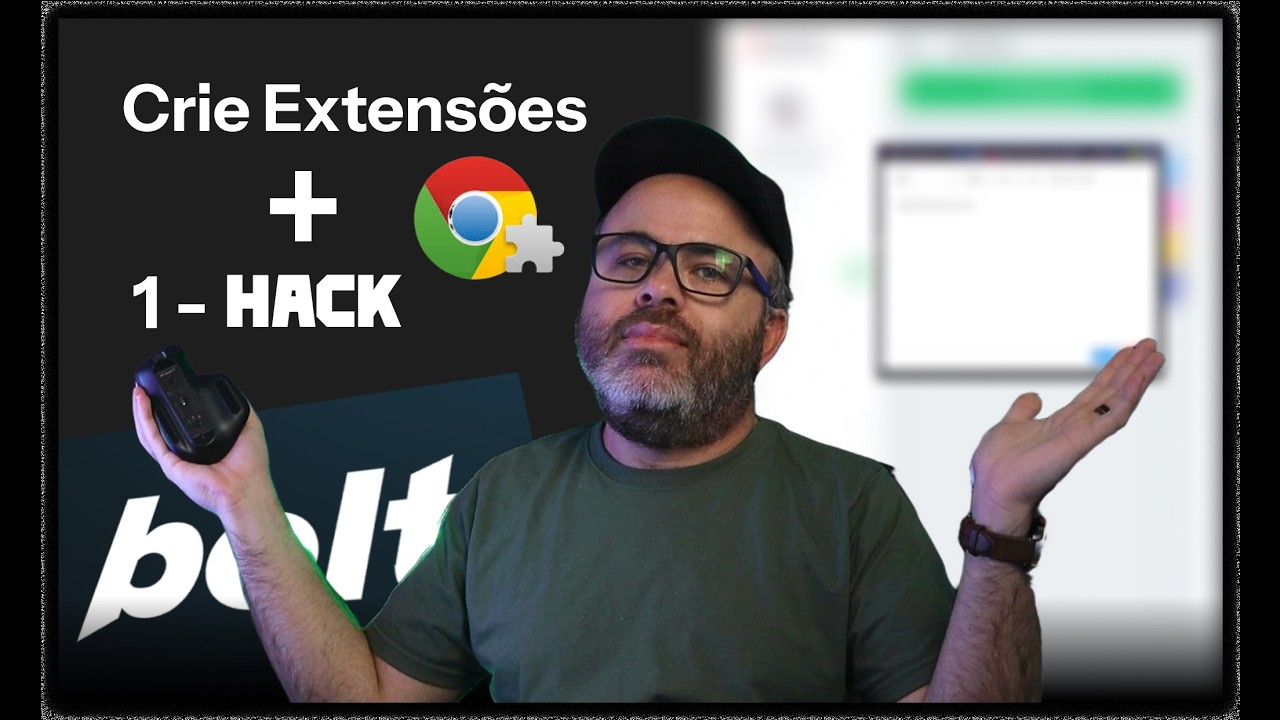 Bolt.New + Hack + Extensão do Google - YouTube