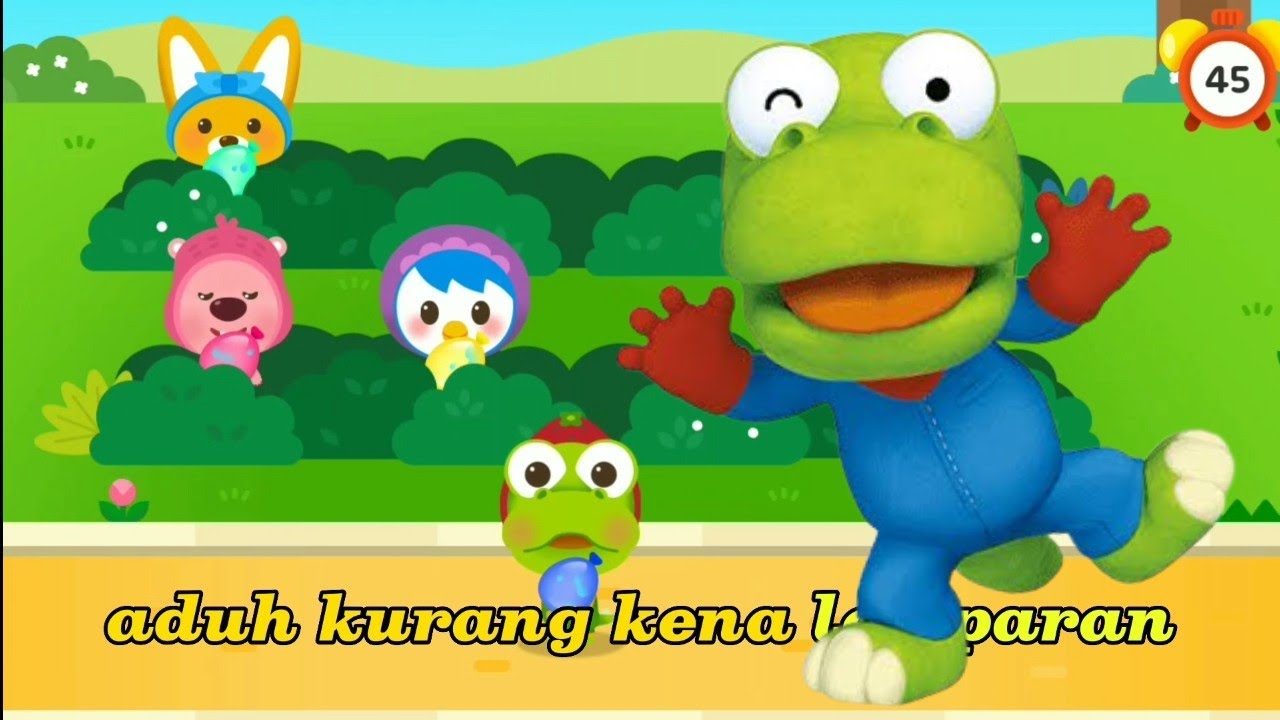 baby crong main lempar balon - YouTube
