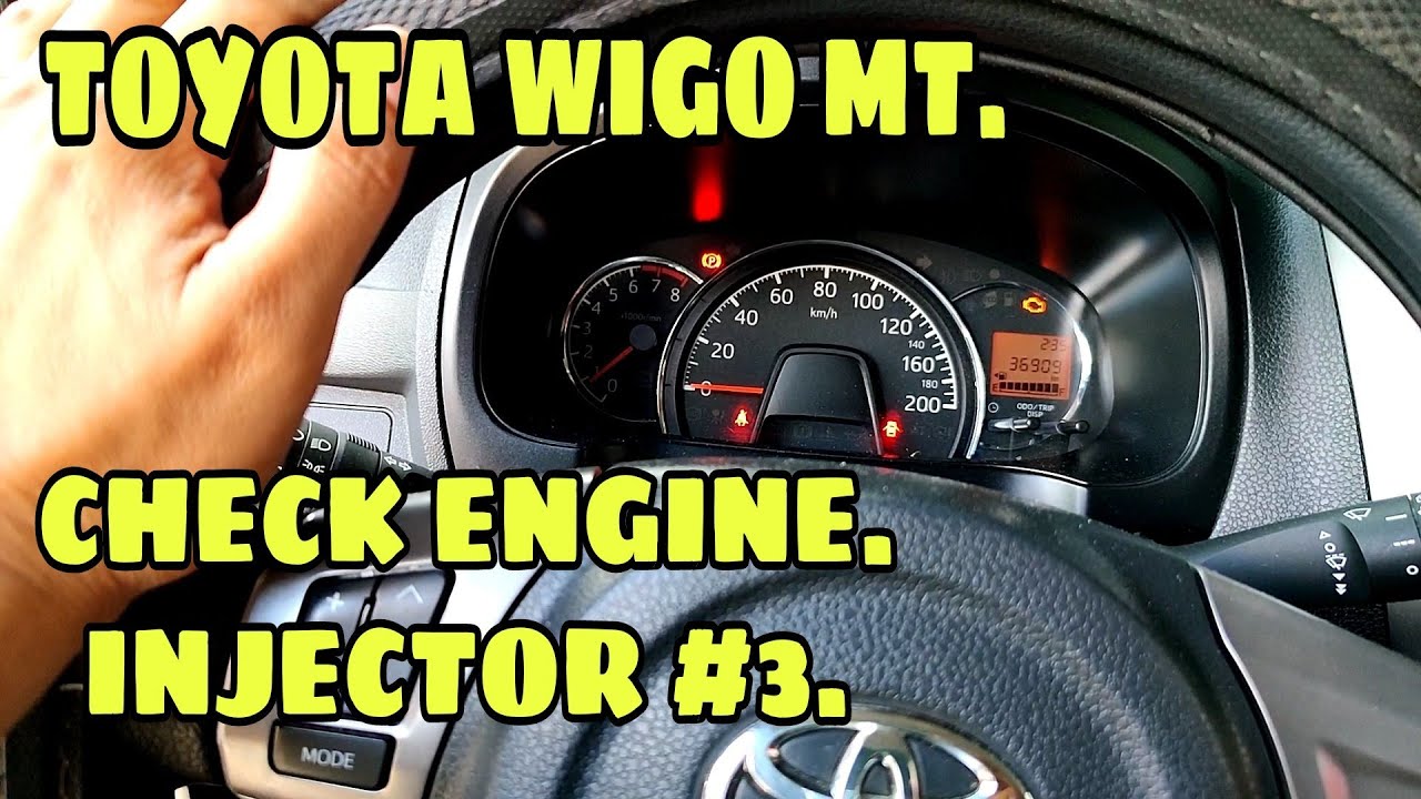 CHECK ENGINE // TOYOTA WIGO MT. - YouTube