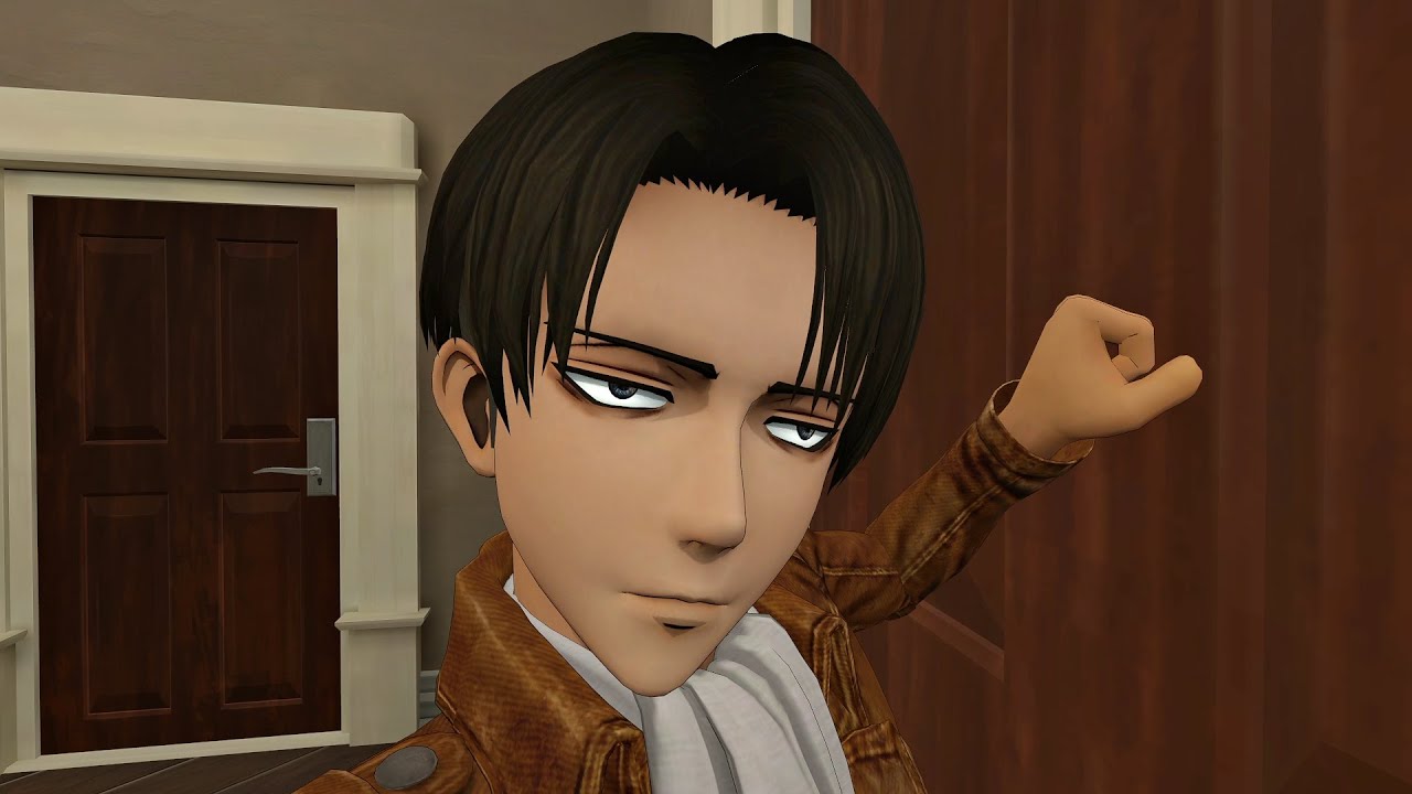 Levi walks in on Who... (AOT VR) - YouTube