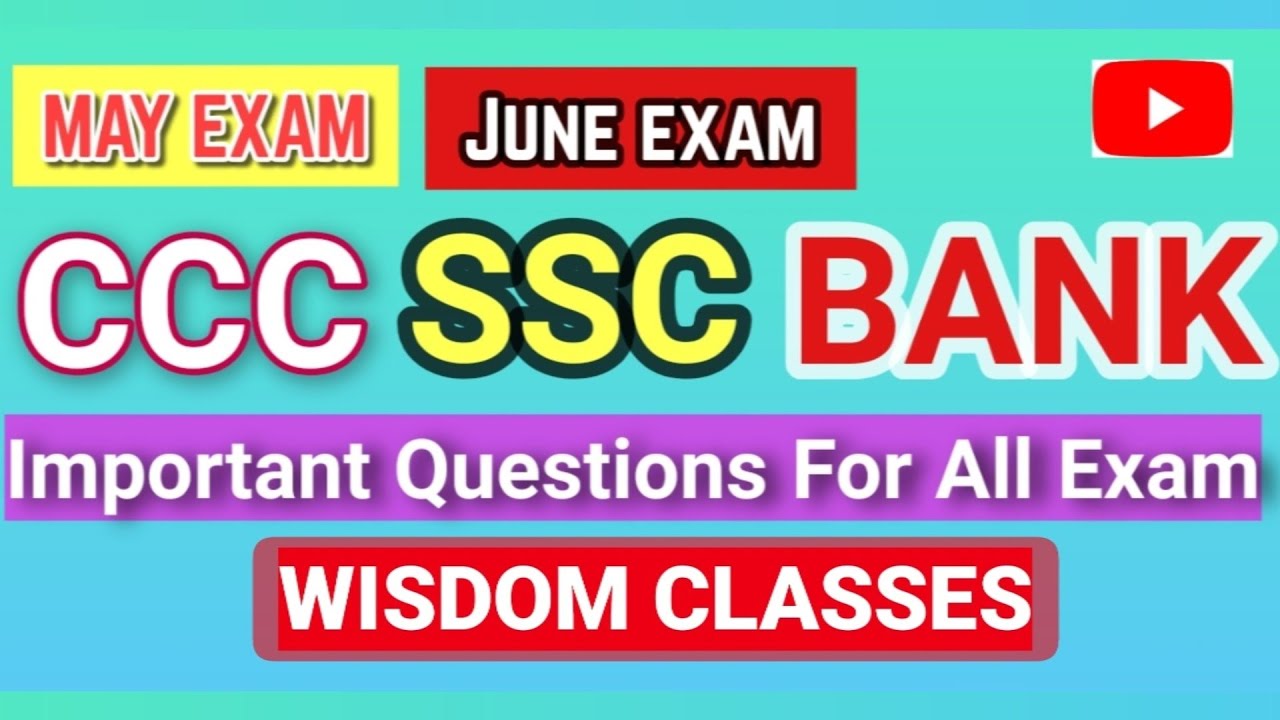 CCC Multiple Choice Questions Answer - YouTube