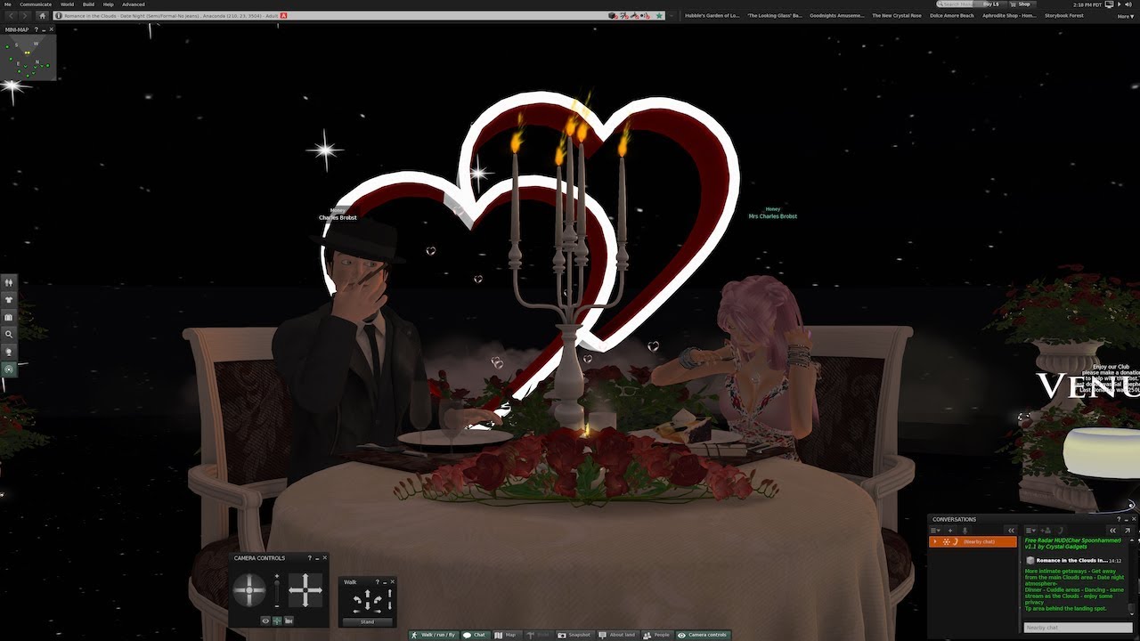 Romance in the Clouds in Second Life: Dancing, Kissing, and Cuddling ...