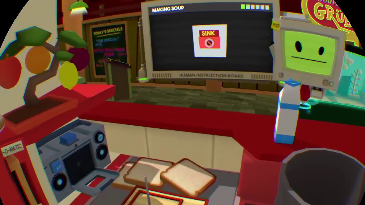 Job sim and demanding robots - YouTube