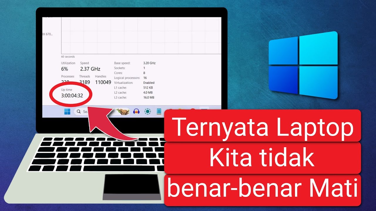 Cara Shutdown Laptop/PC yang Benar - YouTube