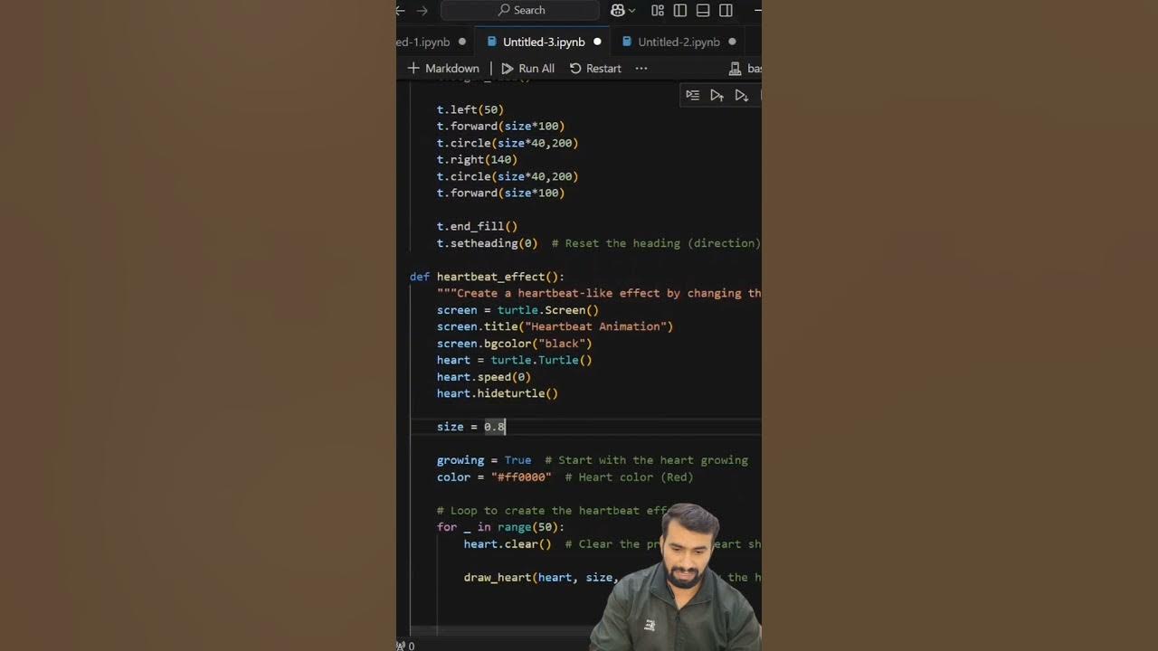 Heartbeat In Python 💓💻👨‍💻codingmemes Programming Codinglife Python Pythonlearning