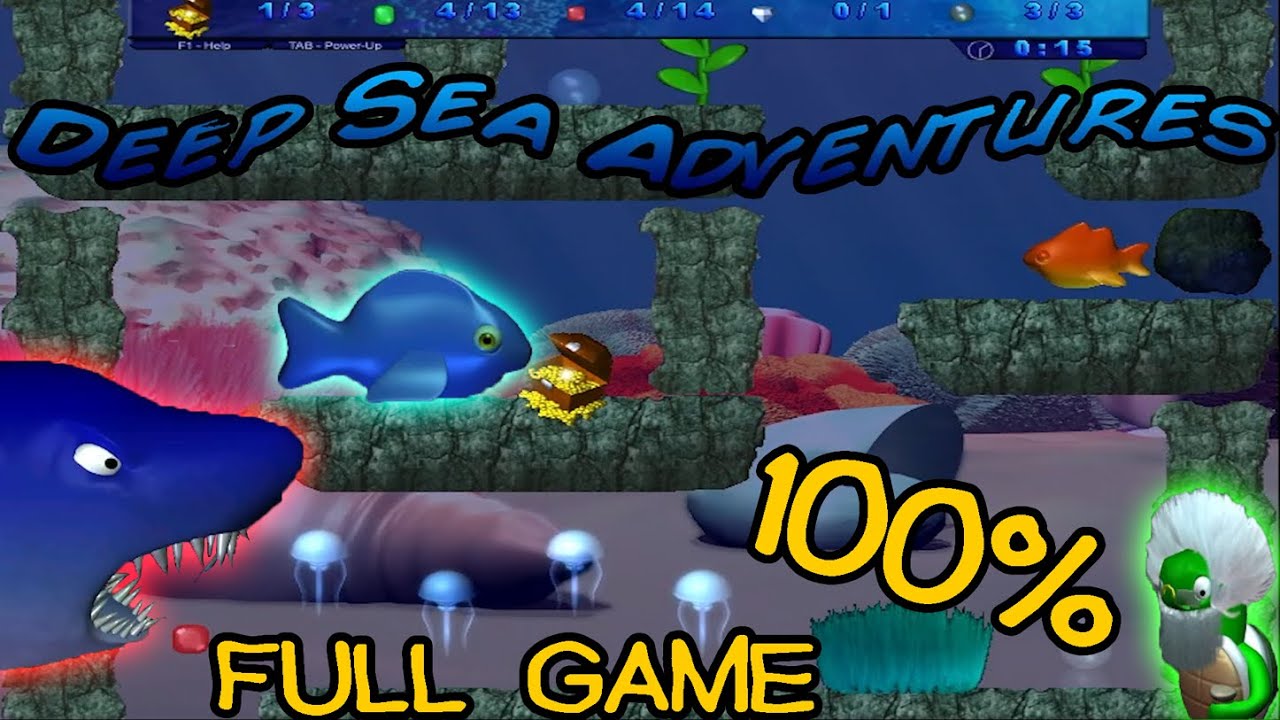 Deep Sea Adventures (2004) / Blue Fish OLD PC GAME 100% - YouTube