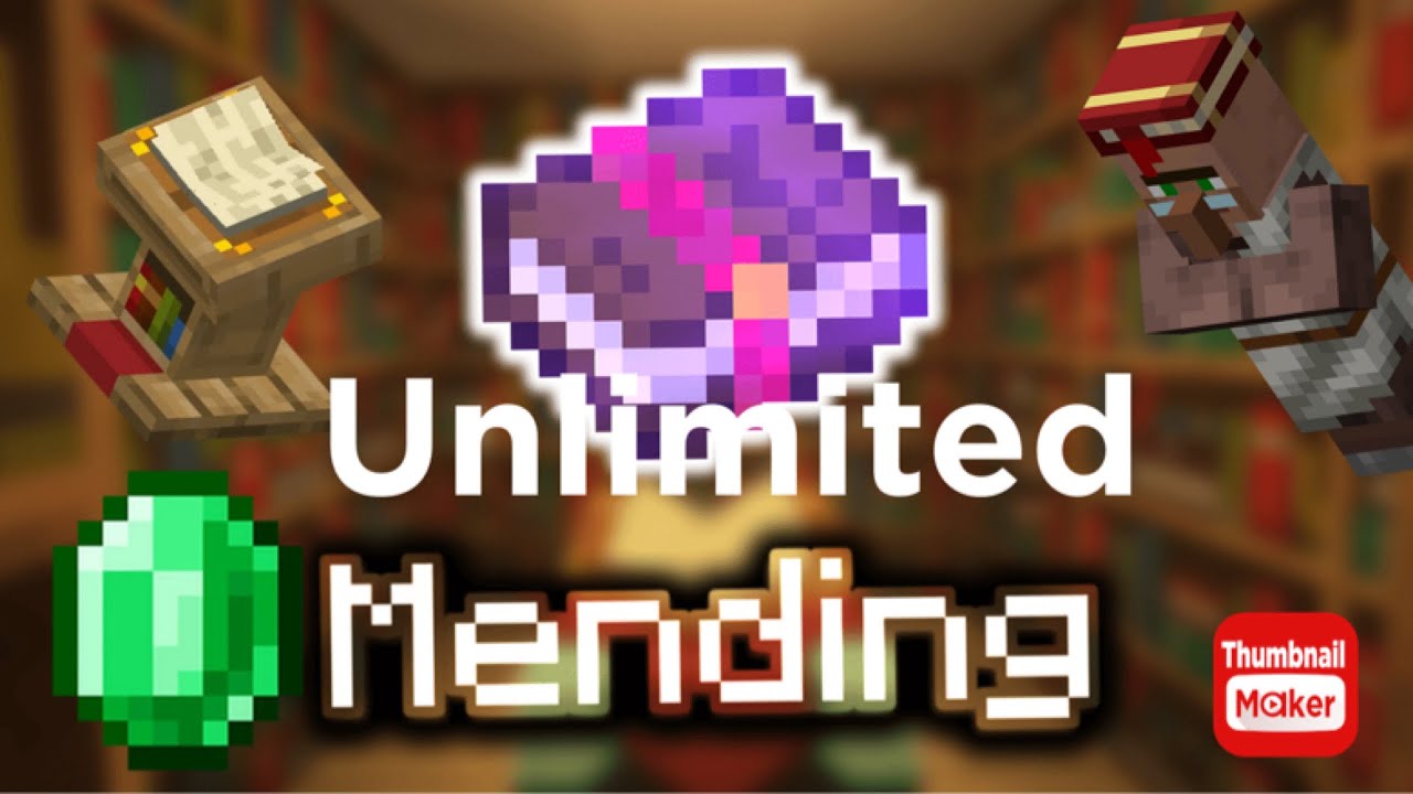 How to get SUPER CHEAP MENDING BOOKS!! In Minecraft - YouTube