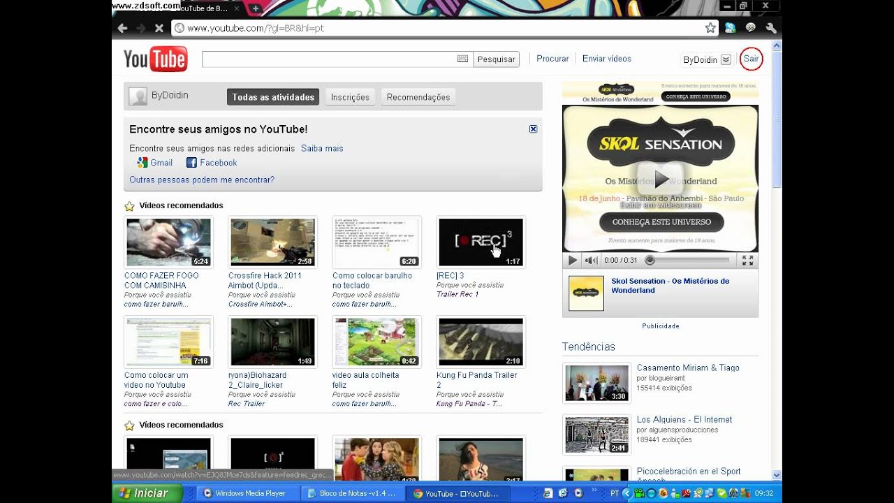 Ensinando como fazer uma conta no YOUTUBE - YouTube