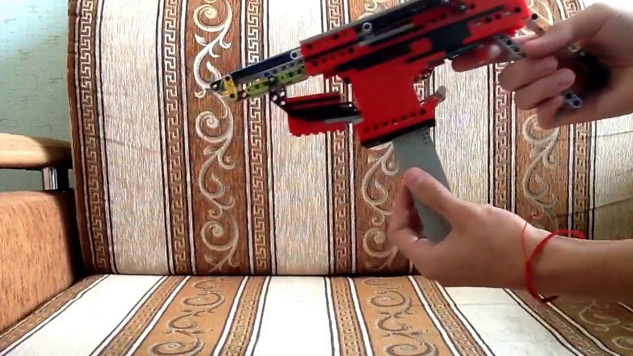Lego full auto blow-back mp ( rb gun) - YouTube