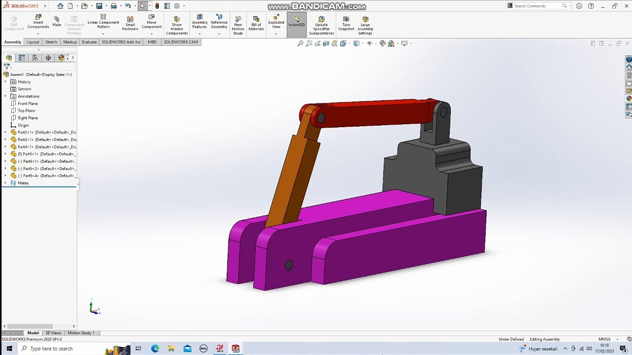 How to make a simple asambling With Solidworks - YouTube