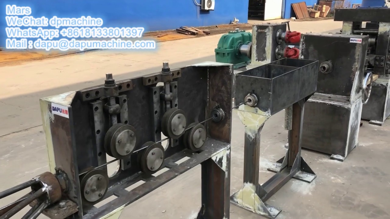 cold rolling two ribbed steel bar making machine factory - YouTube