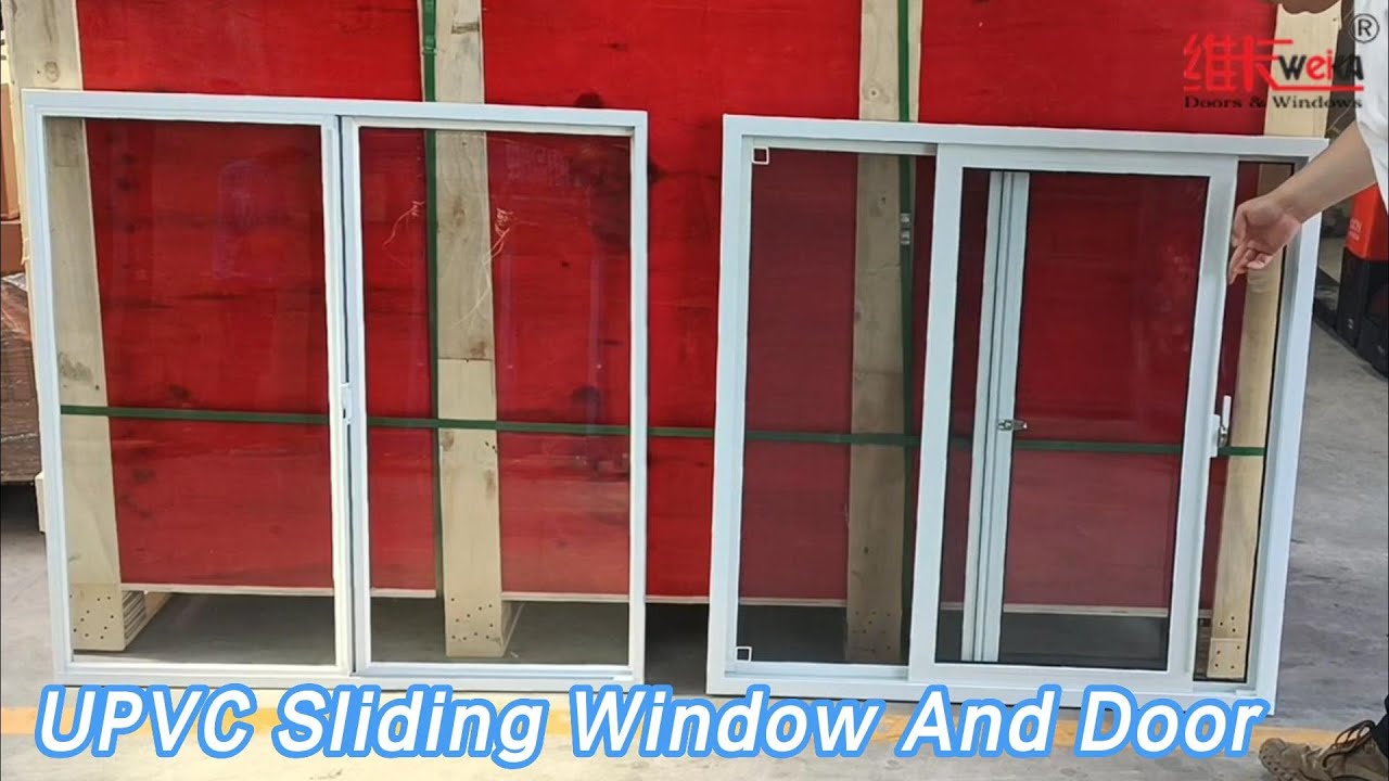 Single UPVC Sliding Window And Door Air Circulation With Plastic Grill ...