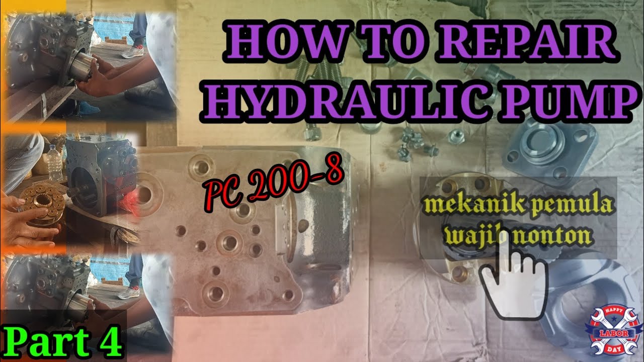 hydraulic pump| PC 200-8_perakitan pompa hydraulik ...