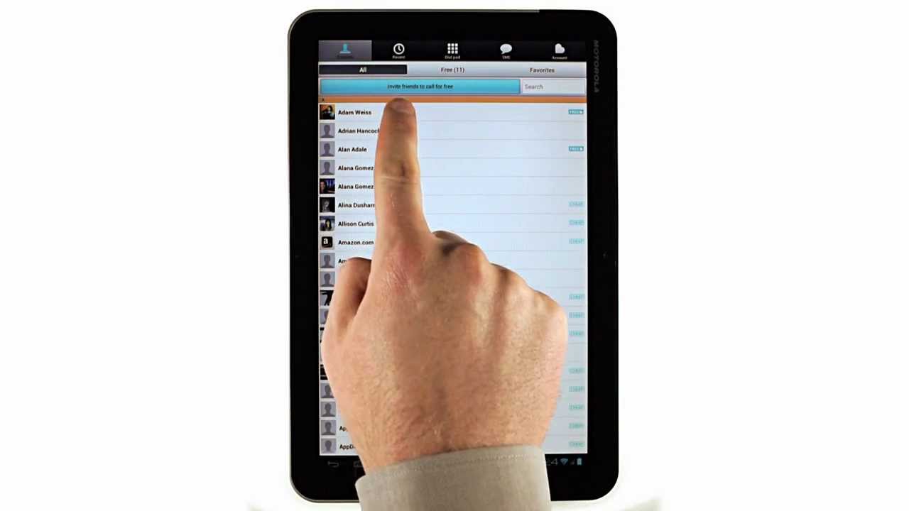 Rebtel Android Tablet Overview - YouTube