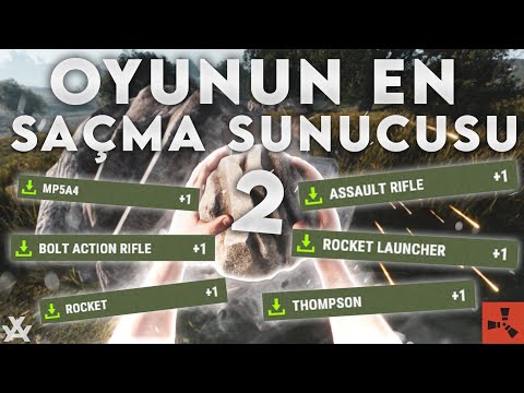 NEYE VURURSAN RANDOM İTEM VERİYOR ( OYUNUN EN SAÇMA SUNUCUSU 2 ) Rust Türkçe