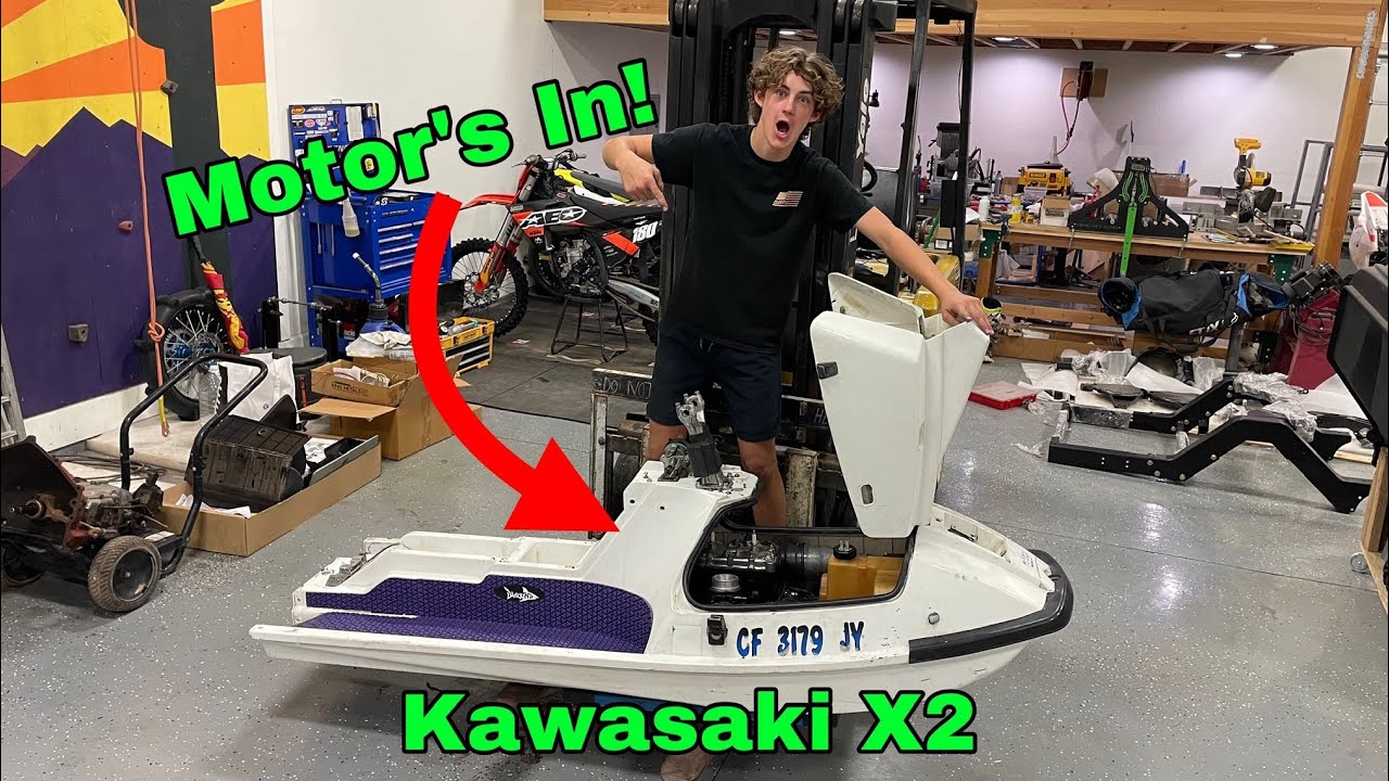 Kawasaki X2 Jet Ski Build Part 2! (Lot of progress made!!) - YouTube