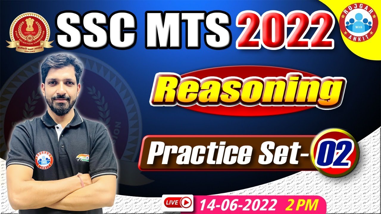 SSC MTS Exam 2022 | SSC MTS Reasoning Practice Set #2 | Reasoning For ...