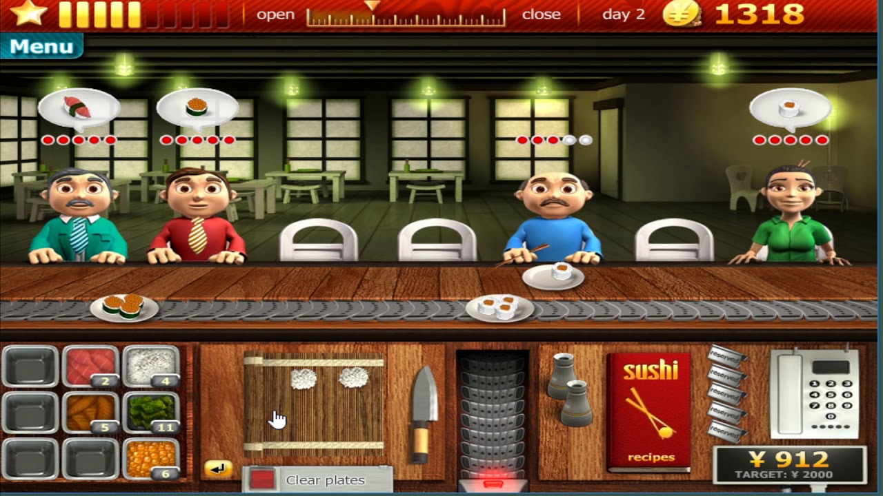 Youda Sushi Chef Gameplay 20 - YouTube