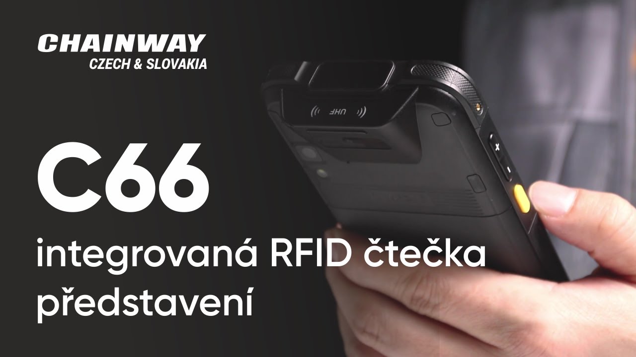 Chainway C66 s RFID čtečkou - YouTube