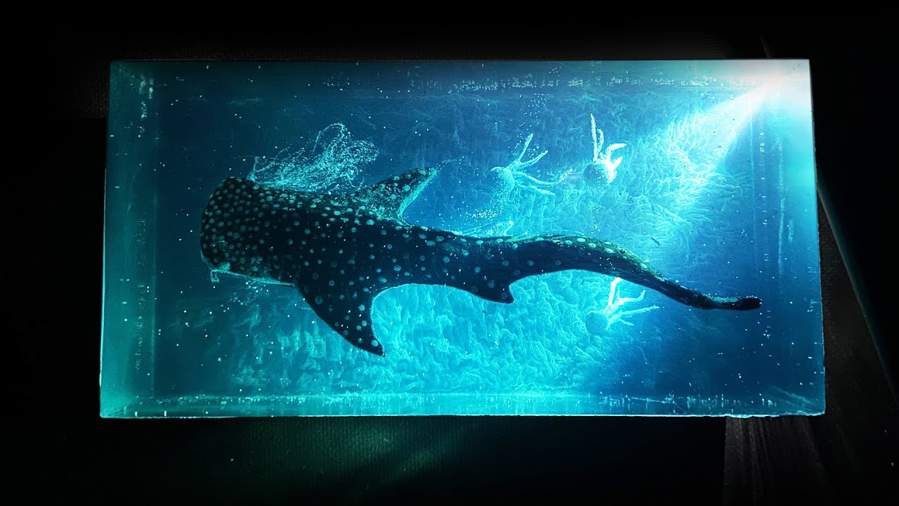 How to Make Whale Shark Diorama | Resin Art | Polymer Clay - YouTube