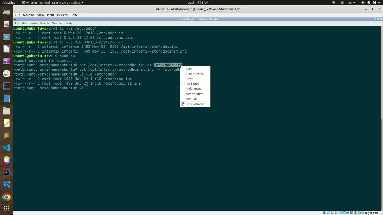 UnixOdbc - Configuración en Ubuntu server 20.04 - YouTube