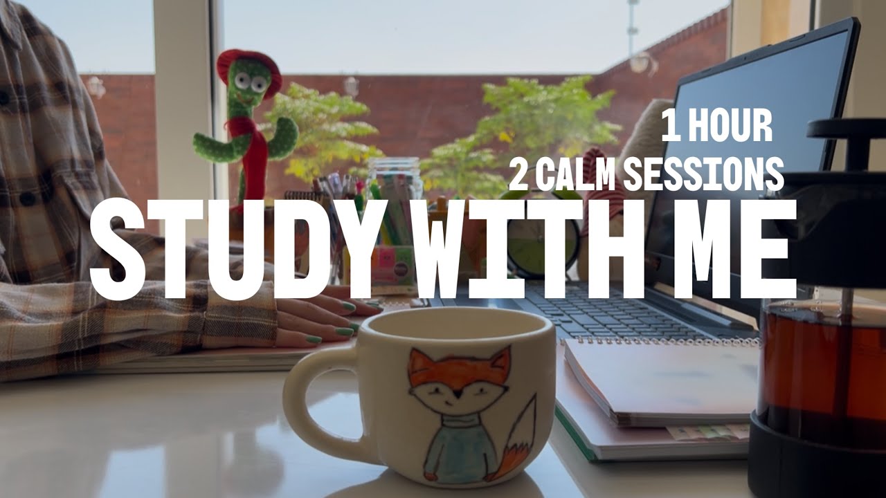 Morning Study With Me ☀️ | 2 Calm Sessions (Real-Time Focus) - YouTube