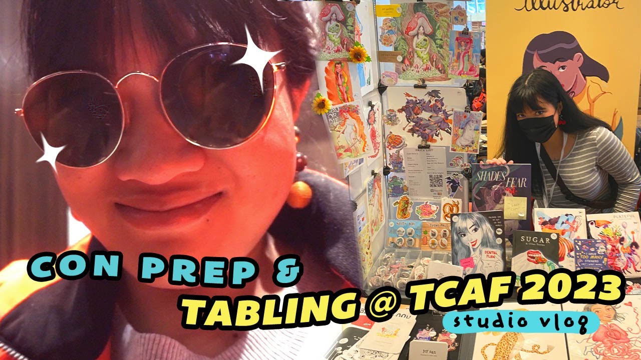 studio vlog | 🔥 Con prep and tabling at TCAF 2023 🔥 - YouTube