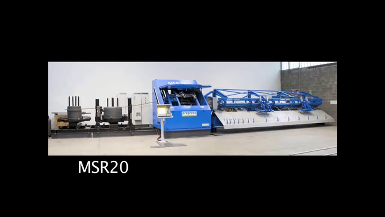 Pascual Blanch Enderezadora Dobladora Progress Multirotor MSR 20 YouTube 360p - YouTube