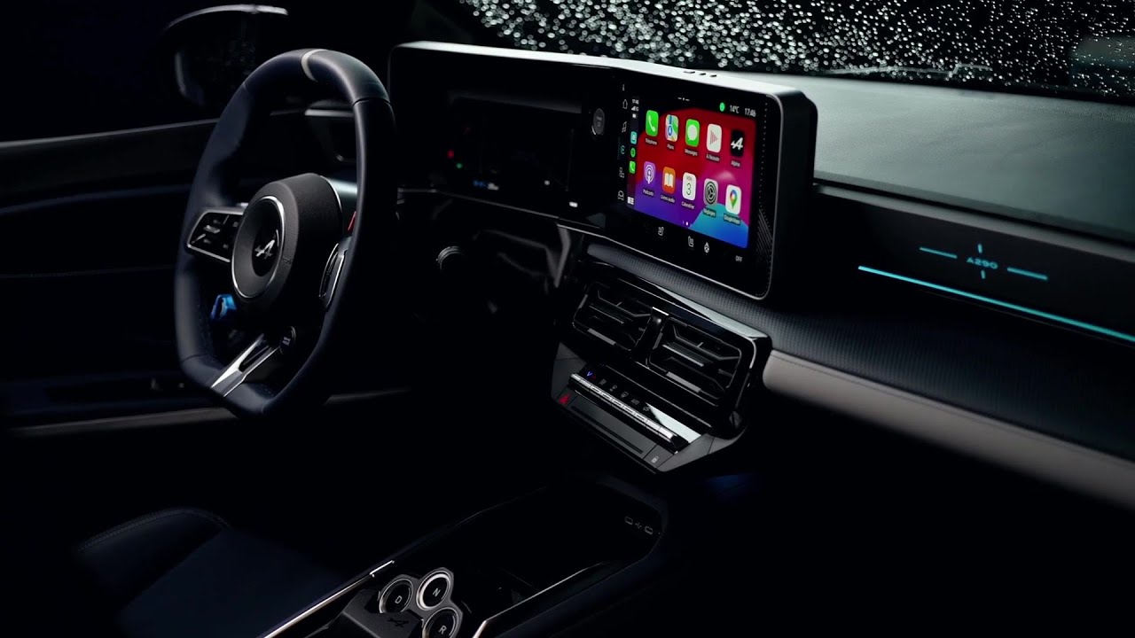 Alpine A290 Interior Design - YouTube