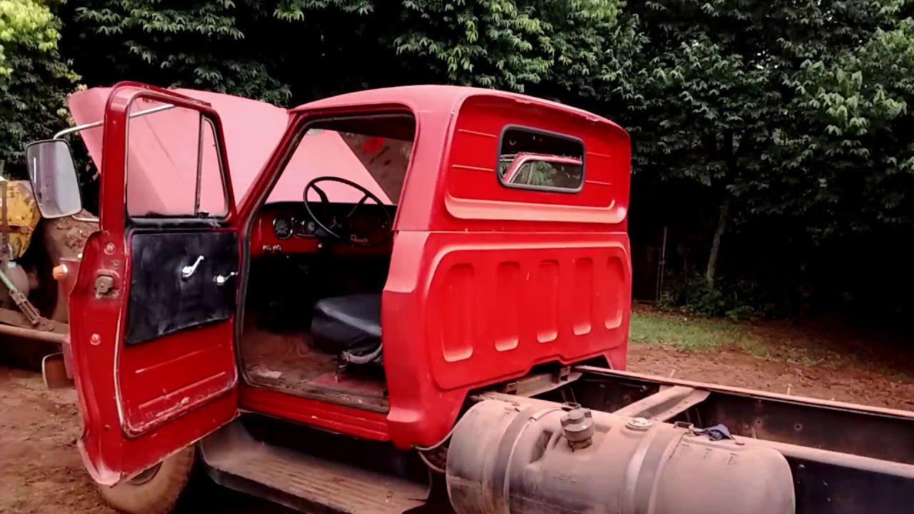 Chevrolet D60 motor Detroit diesel 4-53N, retirando a carroceria e como ...