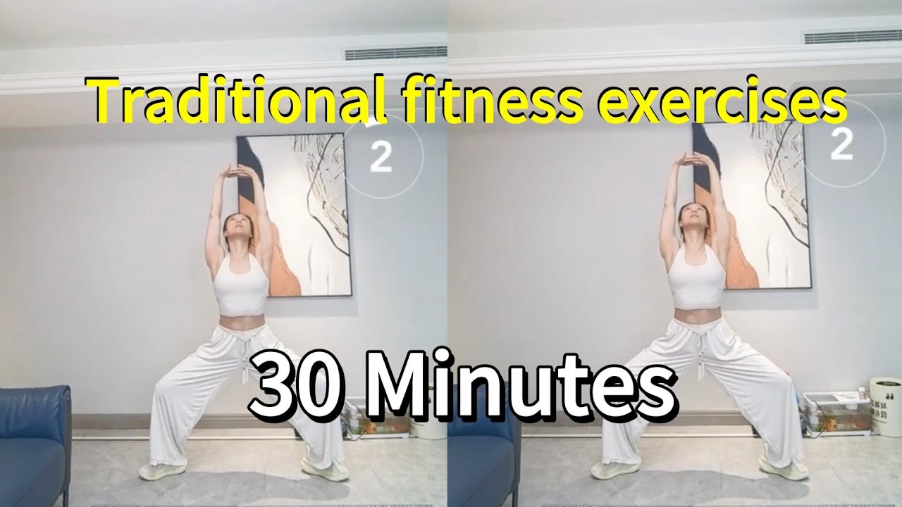 Traditional Chinese fitness exercises! Fast weight loss and full-body ...