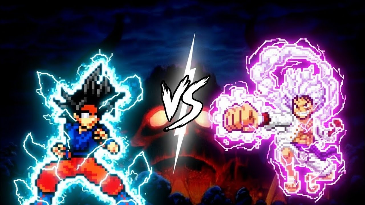 Goku UI RN V4 OP VS TC Luffy OP Buff (all form) in Jump Force Mugen ...