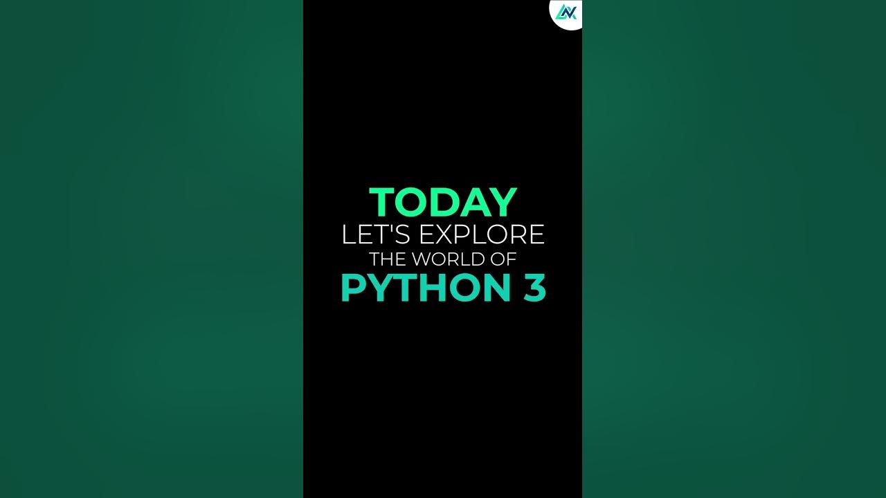 Python 3 Basics Unlock the Power of Programming - YouTube