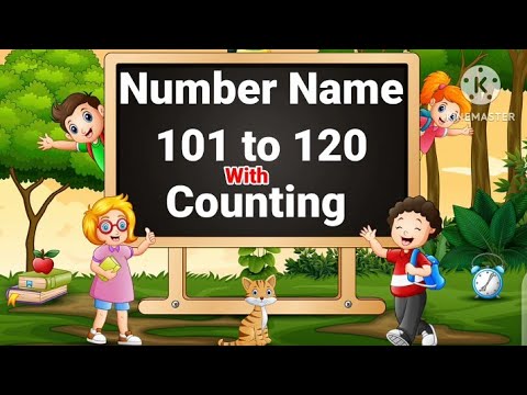 Number Name/ Number Names 101 to 120/Number with Spelling /Number 101 ...