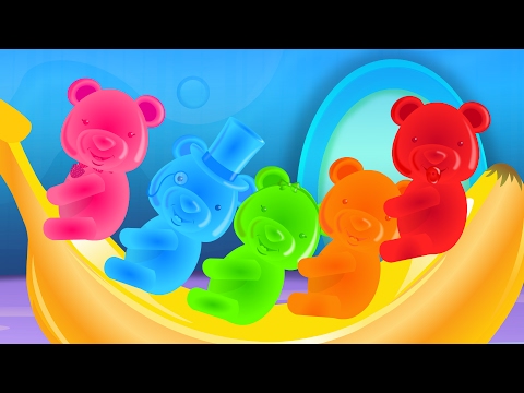 Five Little Jelly Bears | Nursery Rhymes | Baby Rhymes | Kids Songs | Children Videos