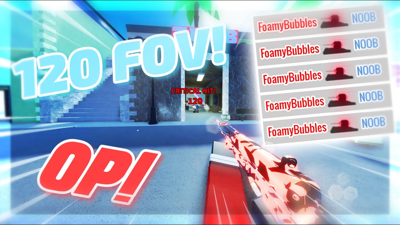 I Tried 120 FOV For The First Time... And It's OP (Roblox Arsenal ...