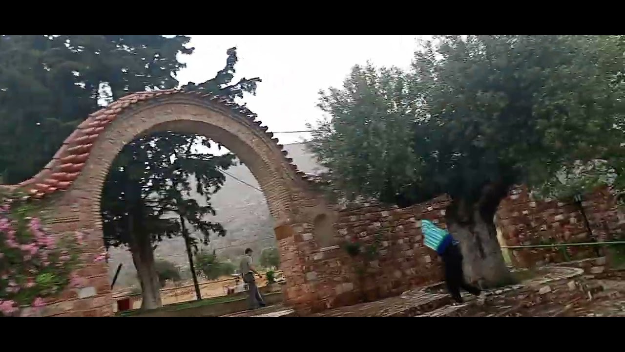 ΣΤΟ ΜΟΝΑΣΤΗΡΙ ΤΟΥ ΜΕΓΑΛΟΜΑΡΤΥΡΑ ΑΓΙΟΥ ΕΦΡΑΙΜ ΥΠΟ ΒΡΟΧΗ 25/5/2025 - YouTube
