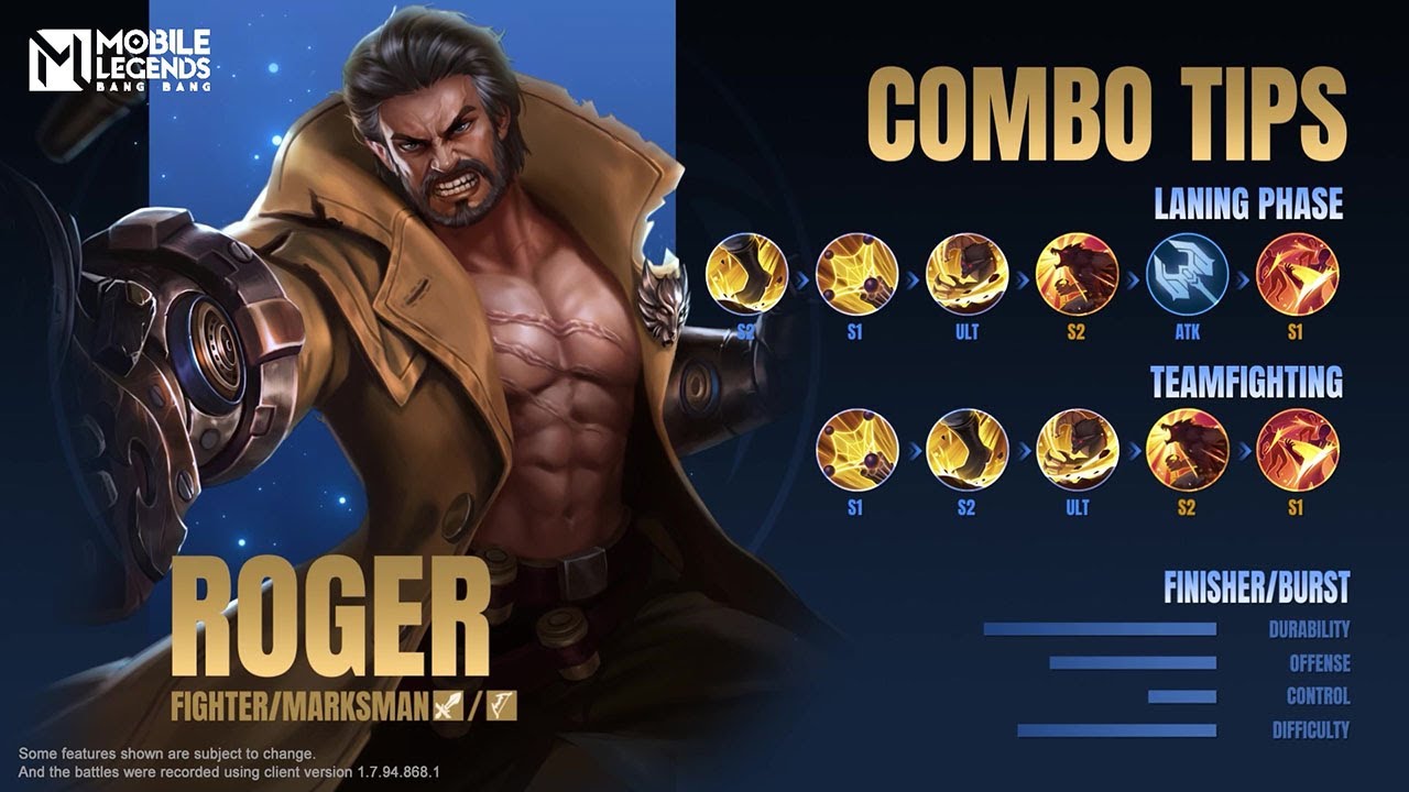 Hero Spotlight | Roger | Mobile Legends: Bang Bang - YouTube