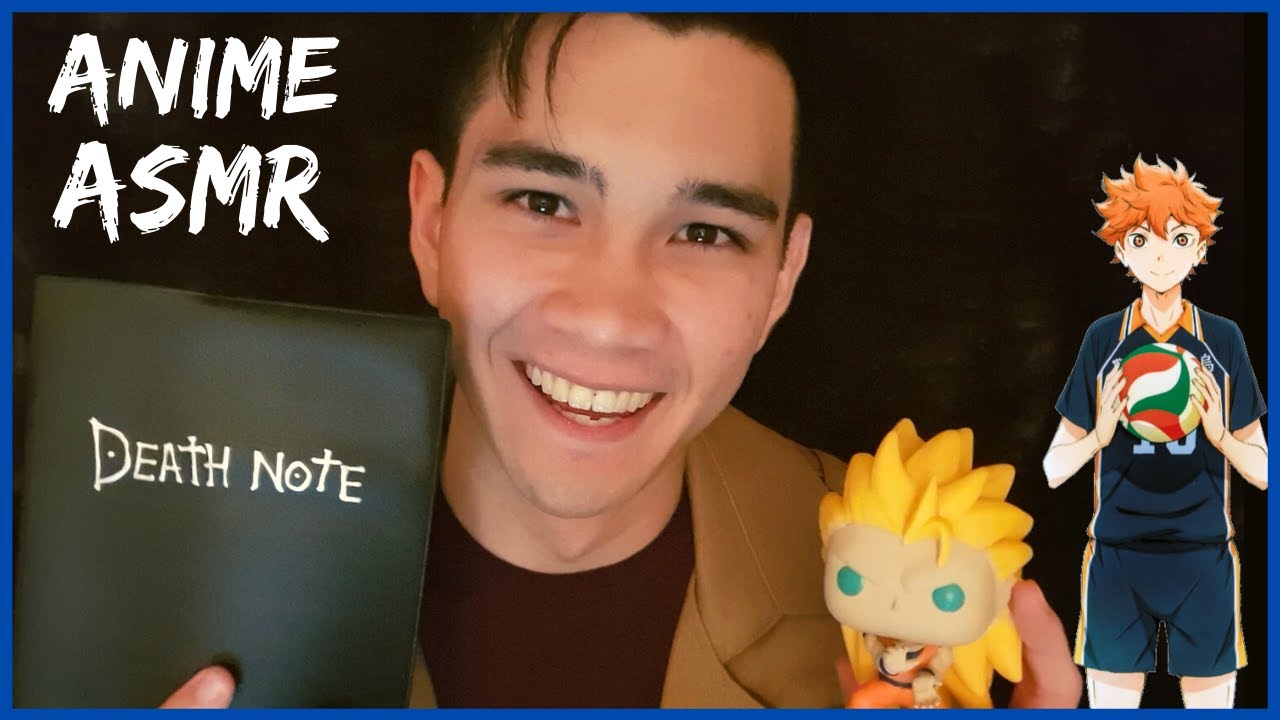 Chill Anime Whisper Ramble + Show and Tell ASMR! (AoT, Death Note ...