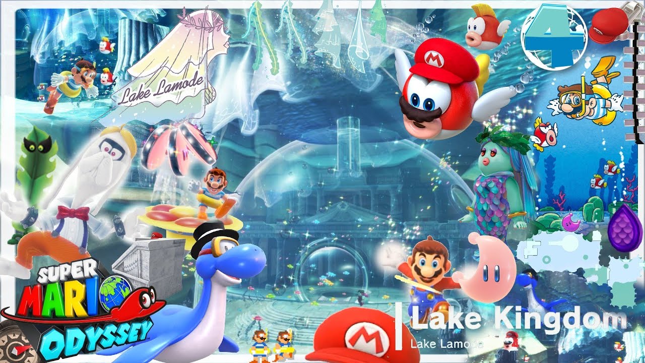 4: Lake Kingdom: Lake Lamode [SUPER MARIO ODYSSEY™] - YouTube